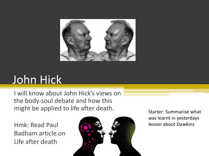 PPT - John Hick PowerPoint Presentation, free download - ID:3550380