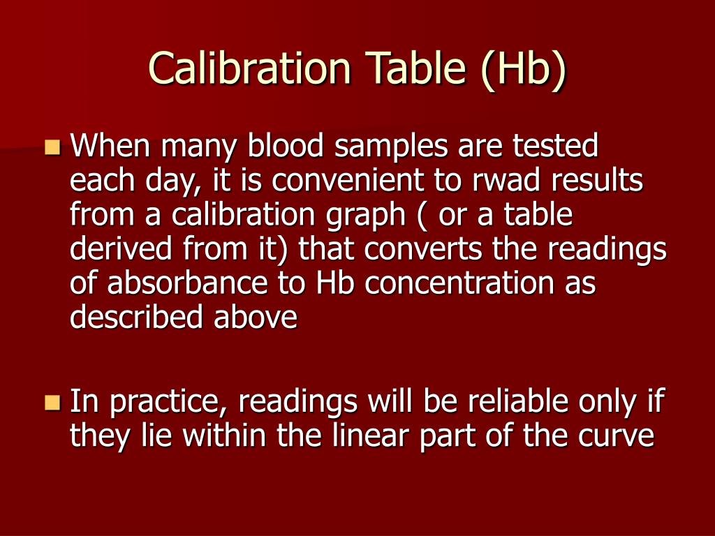 PPT - Measurement of Haemoglobin PowerPoint Presentation, free download ...