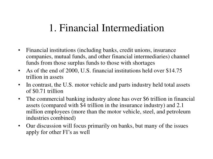 PPT - 1. Financial Intermediation PowerPoint Presentation, free ...
