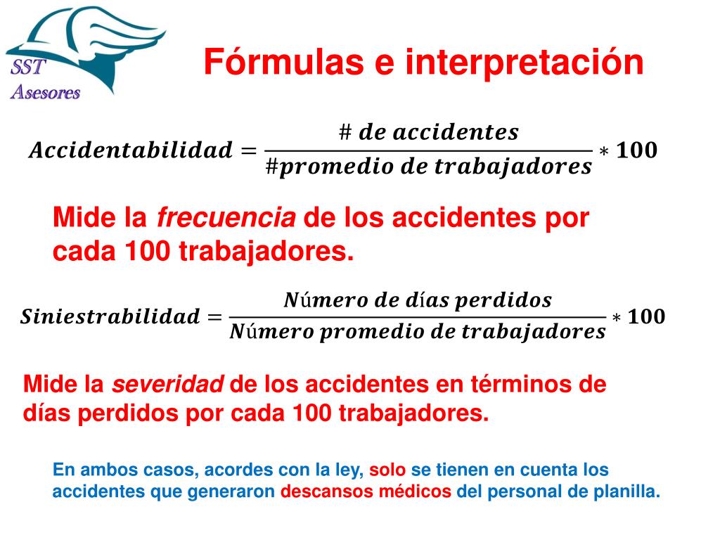 PPT - Formulación e interpretación de indicadores de seguridad y salud ...