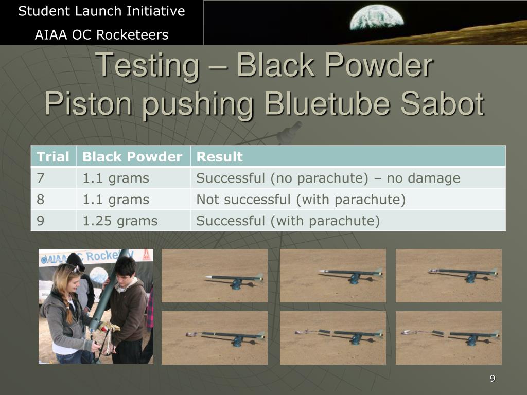 PPT - STUDENT LAUNCH INITIATIVE 2011 – 2012 AIAA OC Rocketeers CDR ...