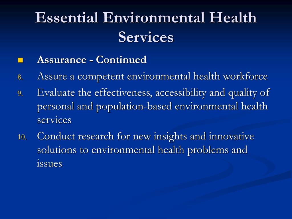 PPT - Health Officer Orientation Environmental Health PowerPoint ...