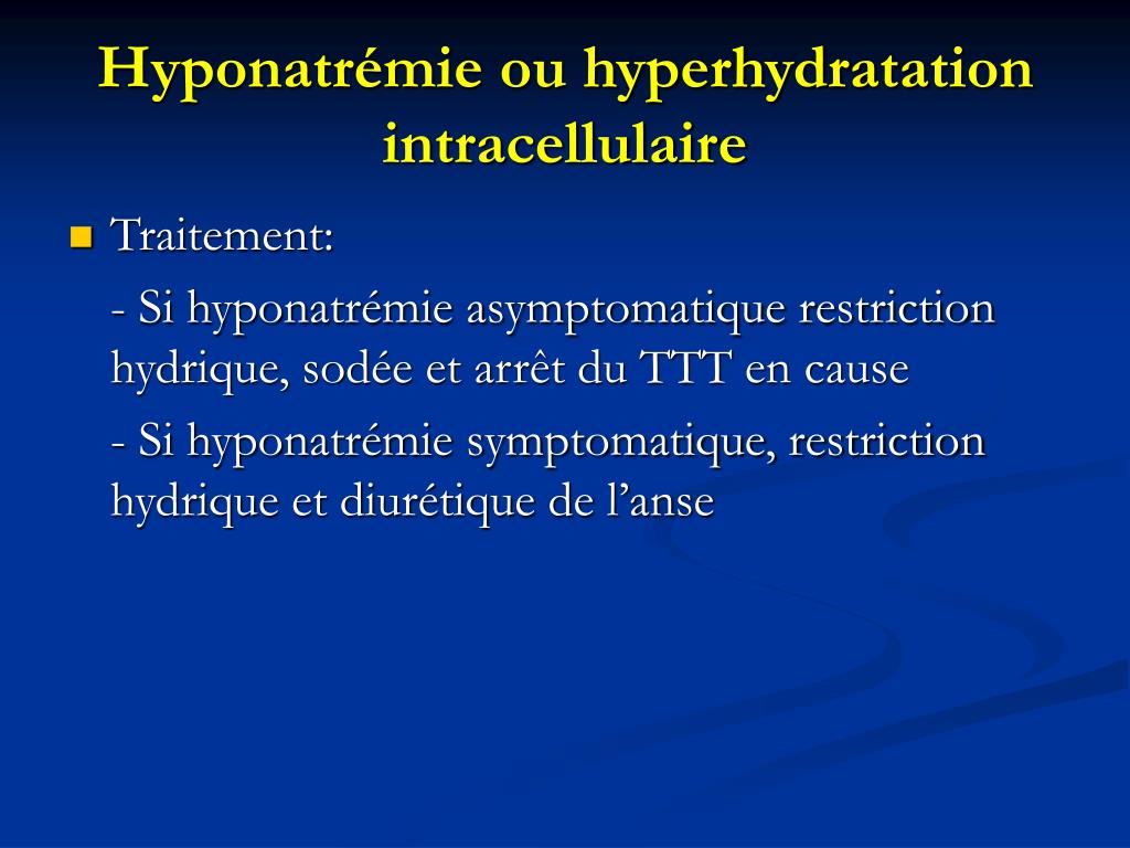 Hyperhydratation Symptômes Et Traitement – DQIW
