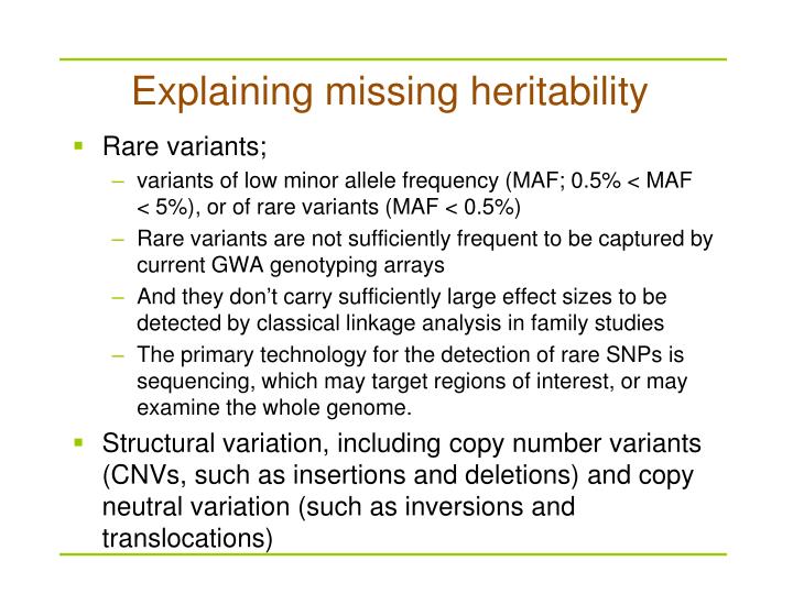 PPT - Genome Variations & GWAS PowerPoint Presentation - ID:3551793