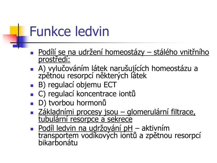PPT - Ledviny – stavba a funkce PowerPoint Presentation - ID:3551915