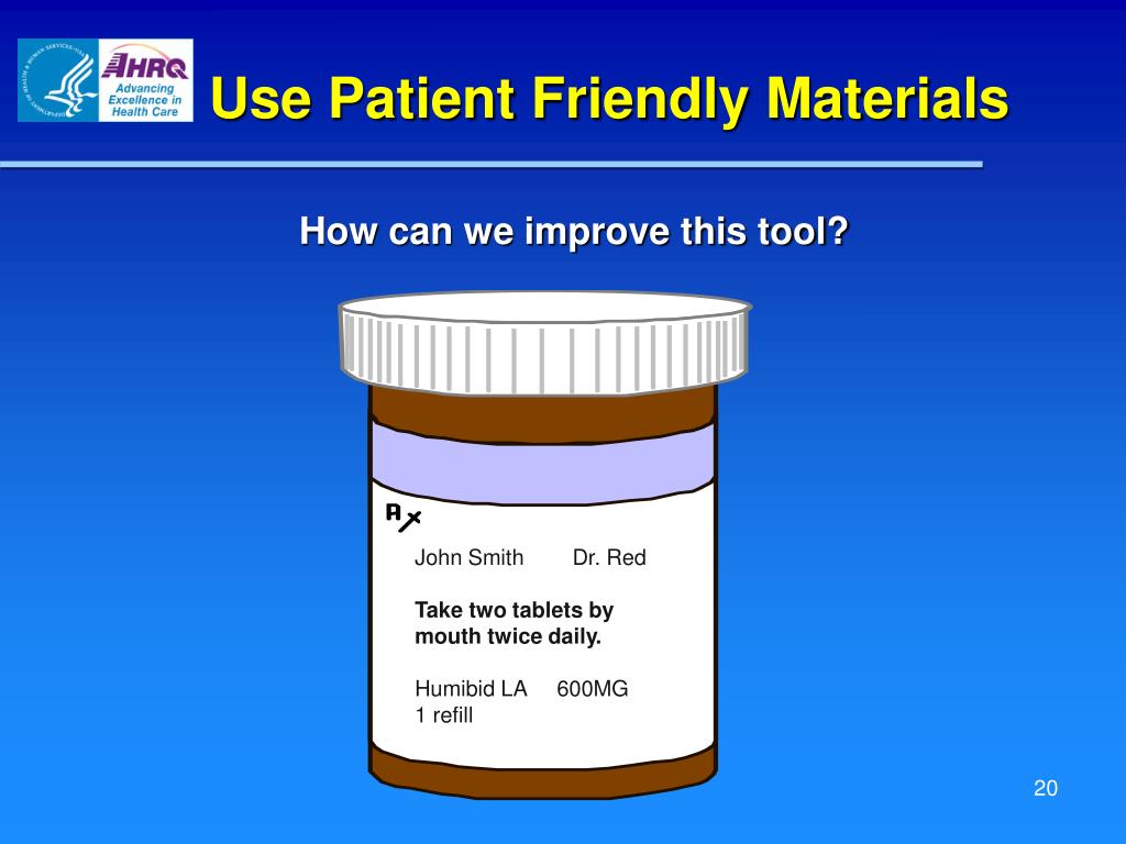 PPT - Health Literacy in Pharmacy: Communication Strategies PowerPoint ...