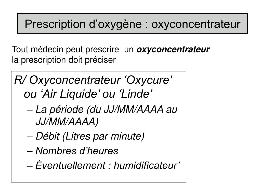 PPT - Oxygénothérapie à domicile et en maison de repos PowerPoint ...