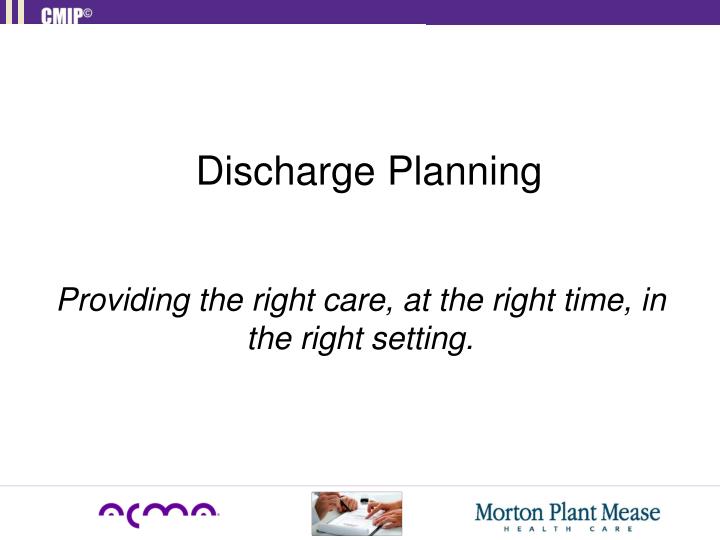PPT - Discharge Planning PowerPoint Presentation, free download - ID ...