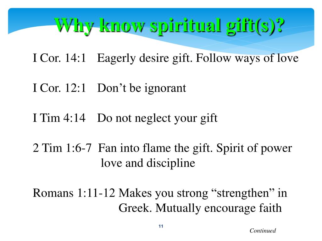 PPT - SPIRITUAL GIFTS The Facts PowerPoint Presentation, free download ...