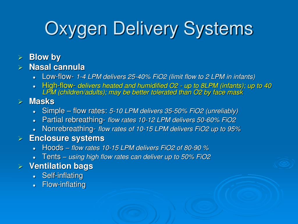 PPT - High Flow Nasal Cannula for Patient Care Units- ACH PowerPoint ...