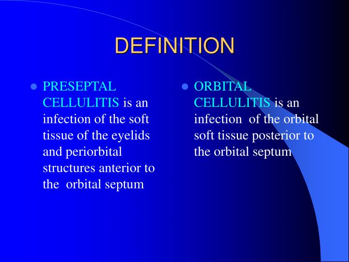 PPT - PERIORBITAL CELLULITIS PowerPoint Presentation - ID:3553901