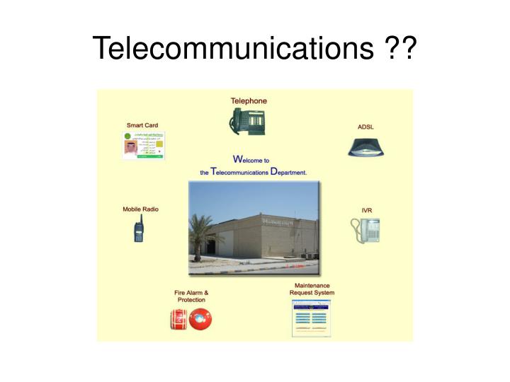 PPT - Telecommunications ?? PowerPoint Presentation, free download - ID ...
