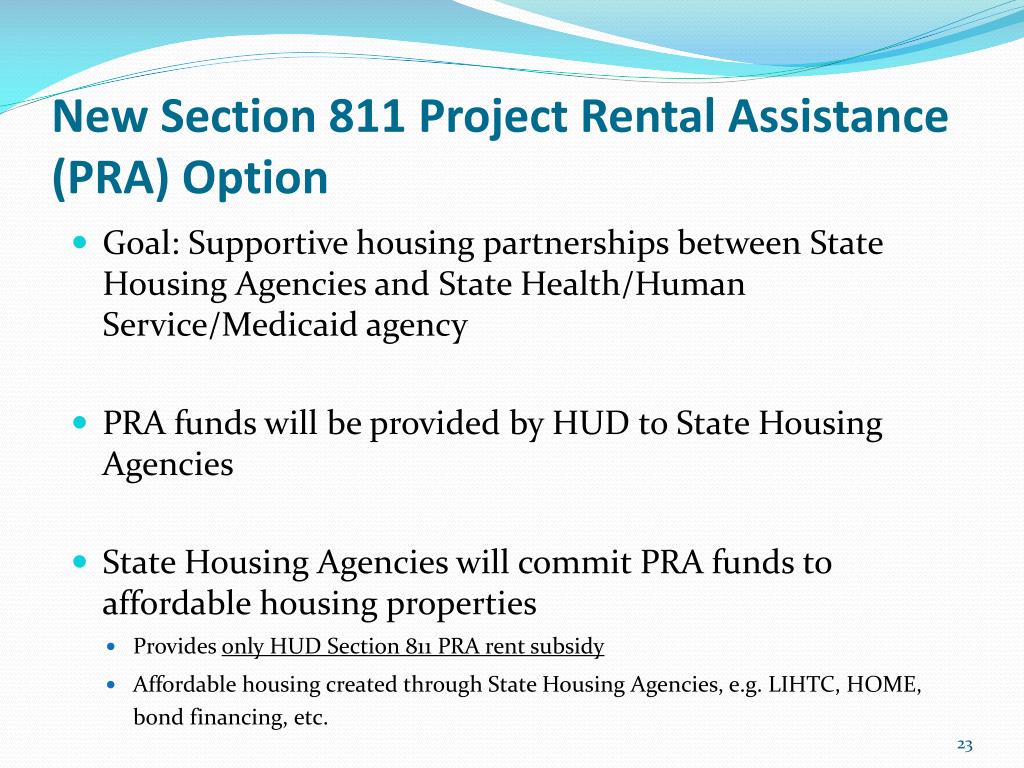 PPT - HUD Section 811 Reform Update: Federal Funding for Permanent ...