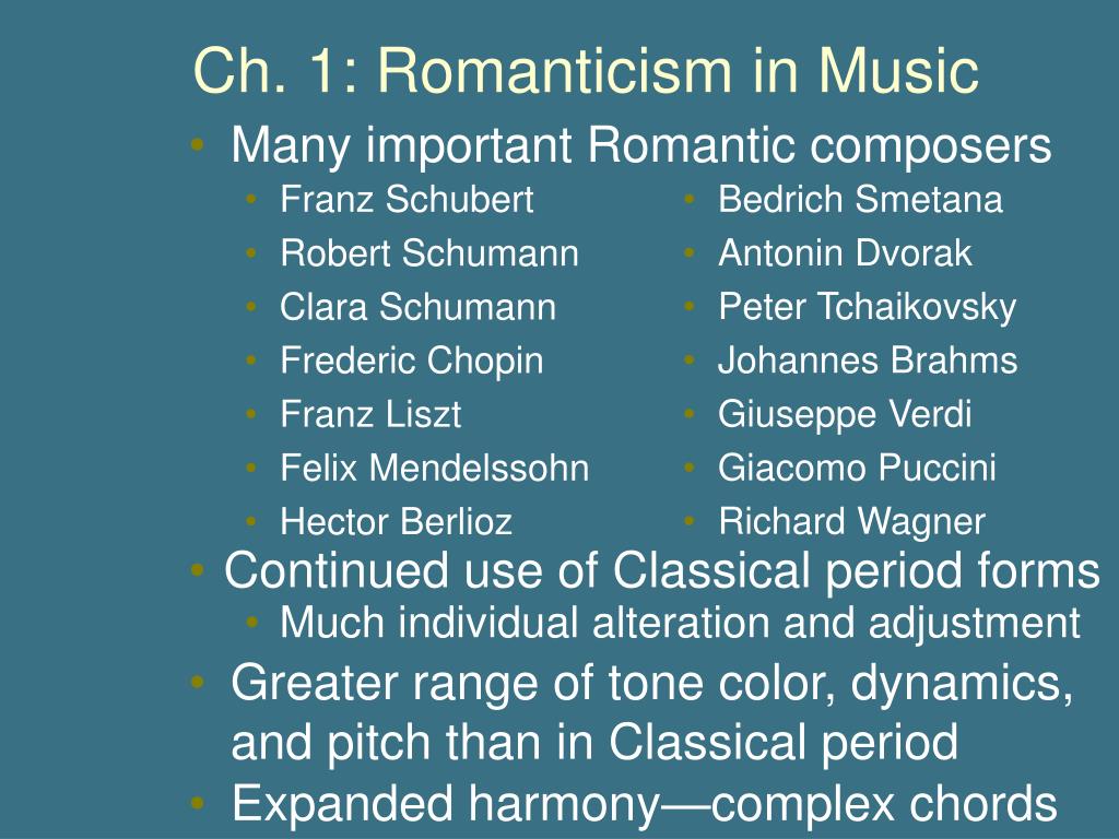 PPT - Part VI The Romantic Period 1820-1900 PowerPoint Presentation ...