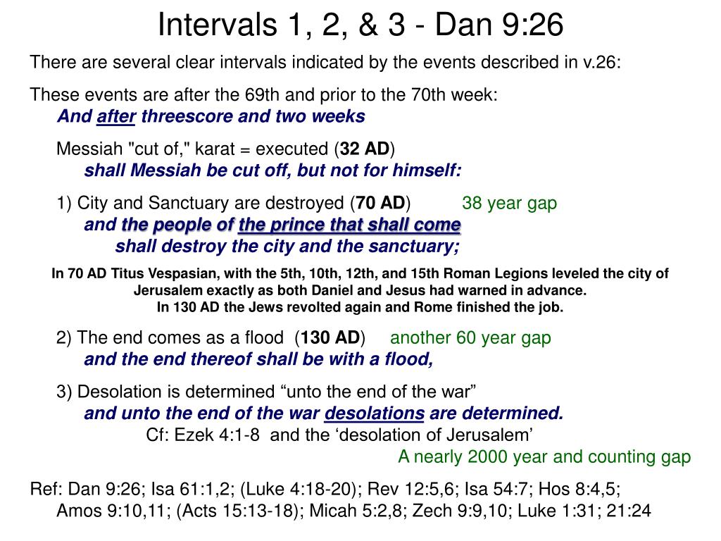 PPT - The “ Seventy Sevens ” of Israel Daniel 9:24-27 PowerPoint ...