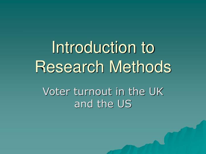 PPT - Introduction to Research Methods PowerPoint Presentation, free ...