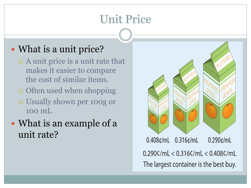 PPT Section 2 2 Rate Unit Rate And Unit Price PowerPoint PPT Section 2 2 Rate Unit Rate And Unit Price PowerPoint