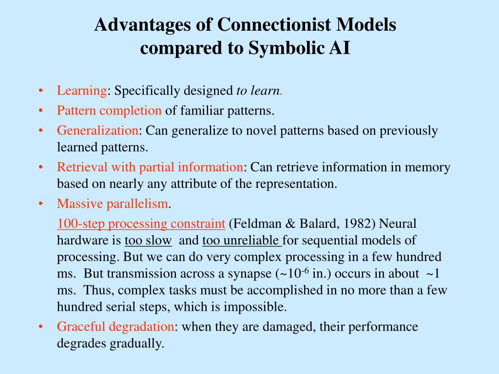 Ppt Connectionist Models The Briefest Course Powerpoint Presentation