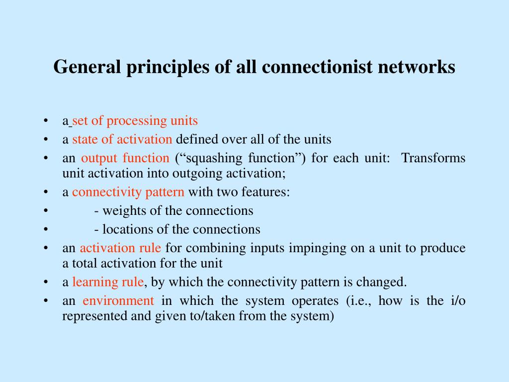 Ppt Connectionist Models The Briefest Course Powerpoint Presentation