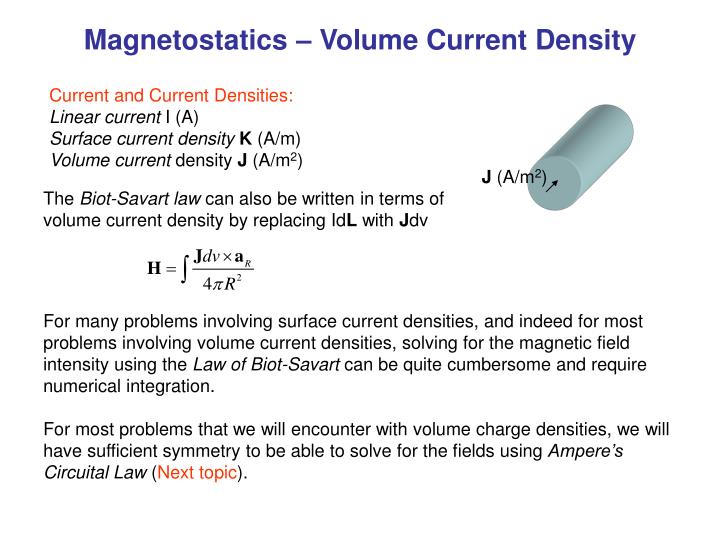 PPT - Magnetostatics – Surface Current Density PowerPoint Presentation ...