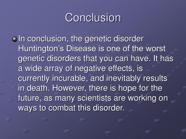 PPT - Genetic Disorder Project Huntington’s Disease PowerPoint ...
