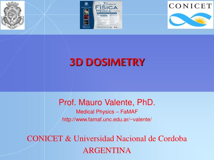 PPT - 3D DOSIMETRY PowerPoint Presentation, free download - ID:3557009