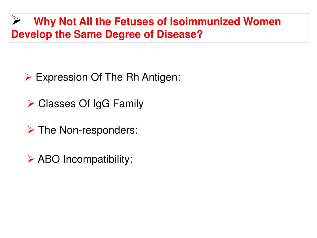 PPT - Alloimmune Hemolytic Disease Of The Fetus / Newborn: Rh ...