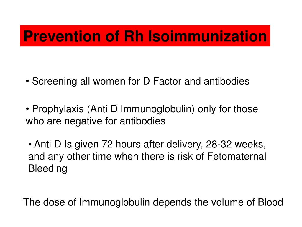 PPT - Alloimmune Hemolytic Disease Of The Fetus / Newborn: Rh ...