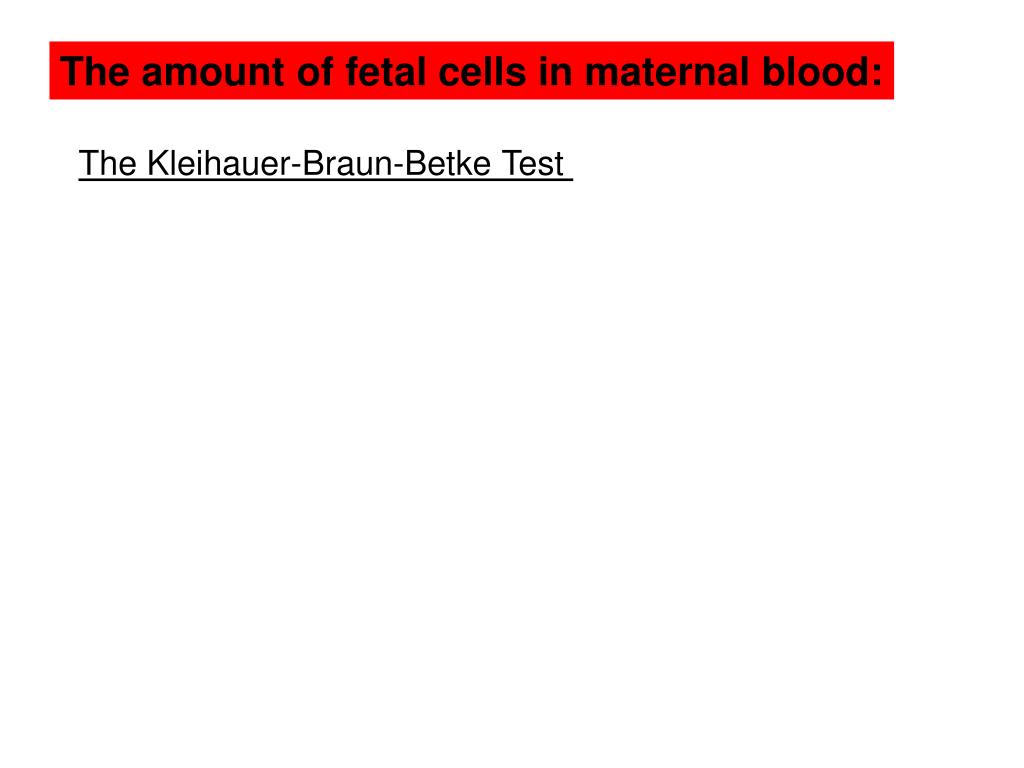 PPT - Alloimmune Hemolytic Disease Of The Fetus / Newborn: Rh ...