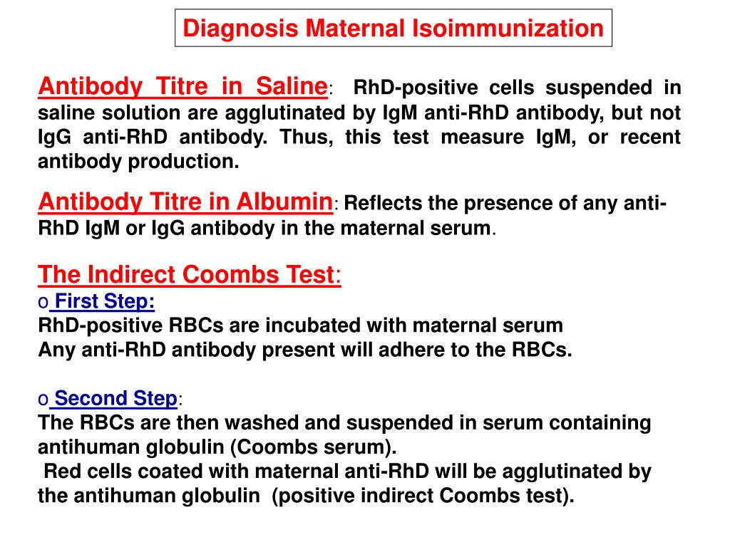 PPT - Alloimmune Hemolytic Disease Of The Fetus / Newborn: Rh ...