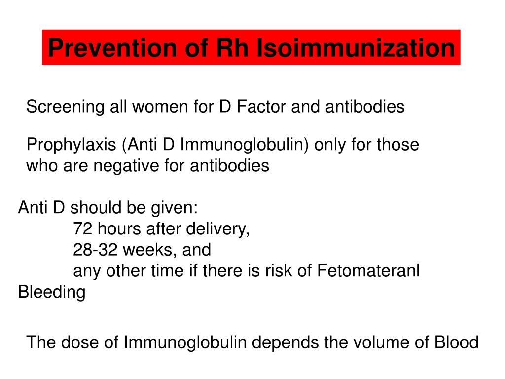 PPT - Alloimmune Hemolytic Disease Of The Fetus / Newborn: Rh ...