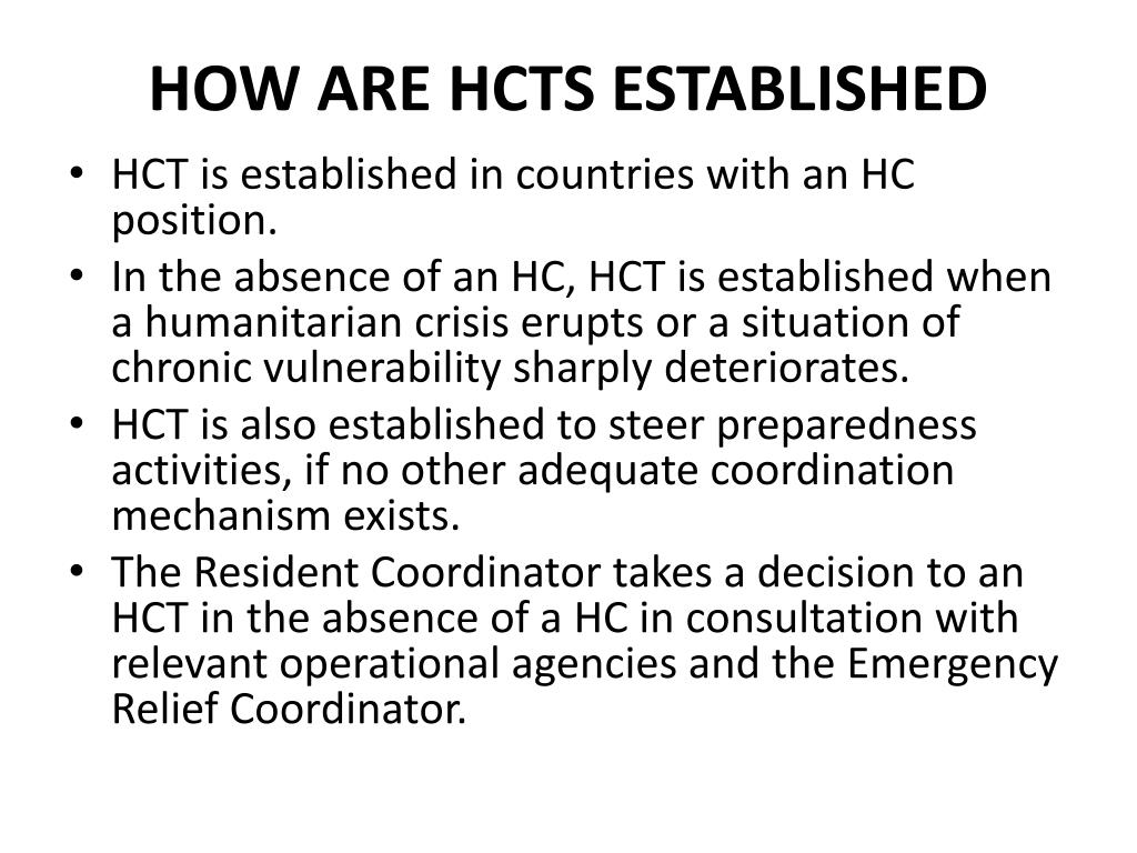 PPT - A REVIEW OF THE HUMANITARIAN COUNTRY TEAM (HCT) IN NIGERIA ...