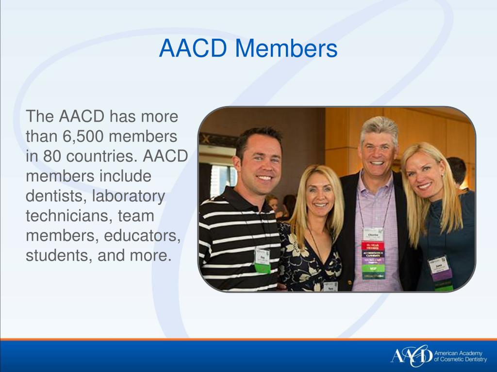 PPT - Welcome to the American Academy of Cosmetic Dentistry PowerPoint ...