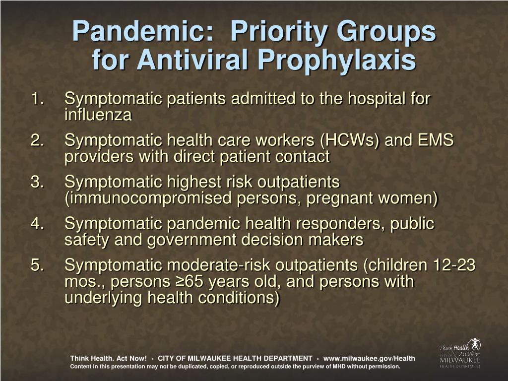 PPT - Utilization of Antiviral Medications for Influenza PowerPoint ...