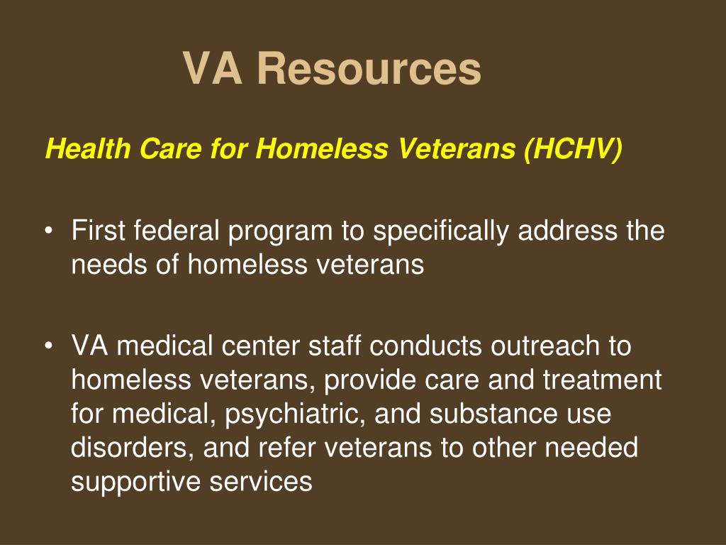 PPT - Ending Chronic Homelessness Amongst Veterans by 2020 PowerPoint ...