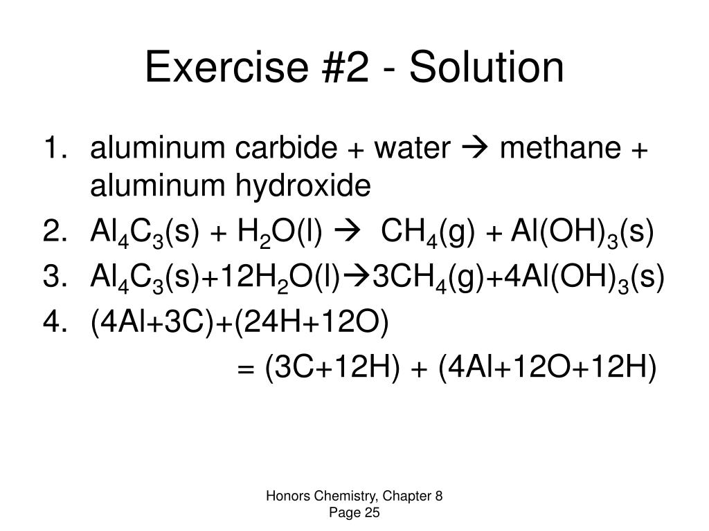 PPT - Chapter 8 – Chemical Equations and Reactions PowerPoint ...