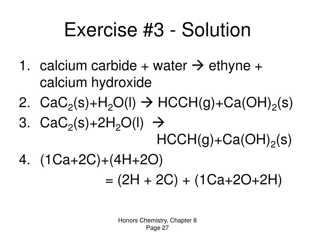 PPT - Chapter 8 – Chemical Equations and Reactions PowerPoint ...