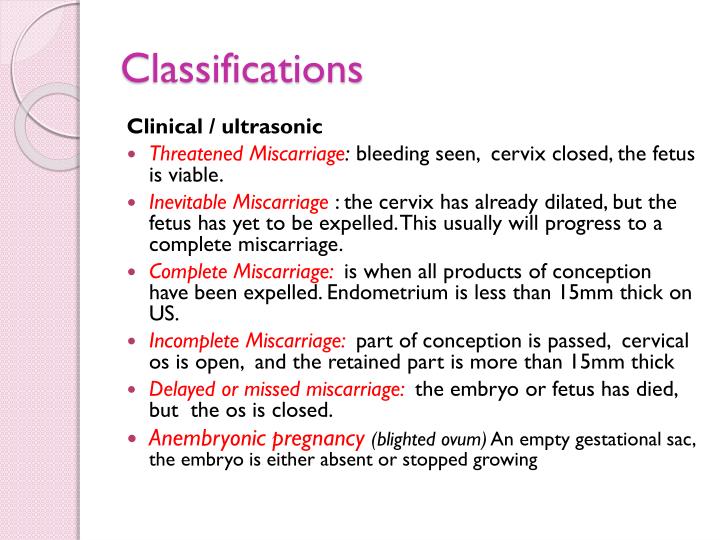 PPT - Miscarriage PowerPoint Presentation - ID:3560653
