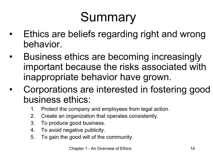 PPT - Chapter 1 An Overview of Ethics PowerPoint Presentation - ID:3560947