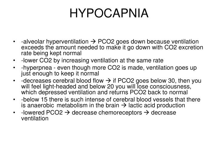 PPT - Hypoxia and Hypercapnia PowerPoint Presentation - ID:3561389