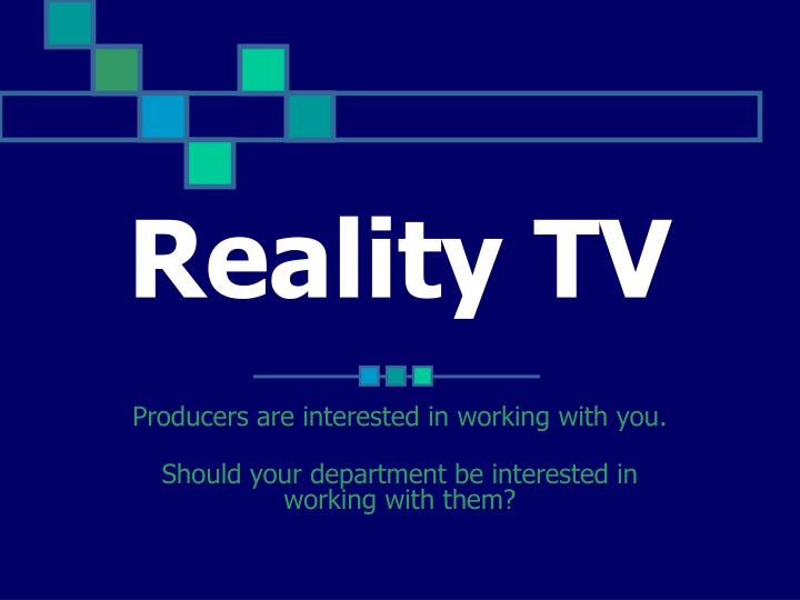 PPT - Reality TV PowerPoint Presentation, free download - ID:3561393