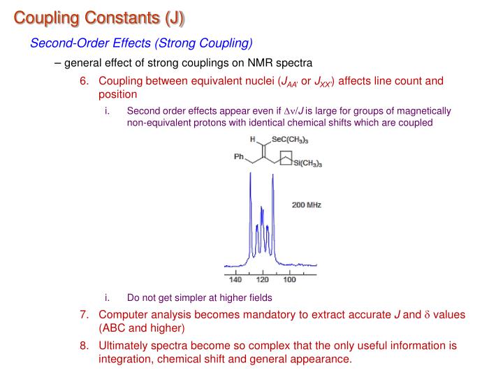 PPT - Coupling Constants (J) PowerPoint Presentation - ID:3561615