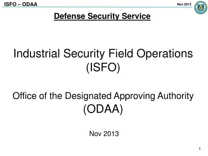 PPT - ISFO – ODAA PowerPoint Presentation, free download - ID:3562207