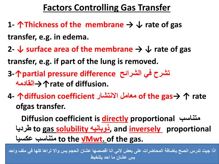 PPT - Factors Controlling Gas Transfer PowerPoint Presentation, free ...