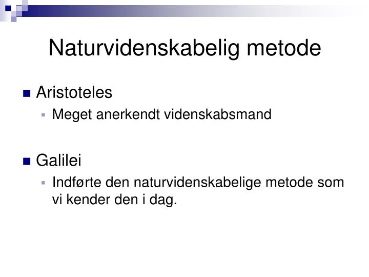 PPT - VIDENSKABSTEORI PowerPoint Presentation - ID:3562471