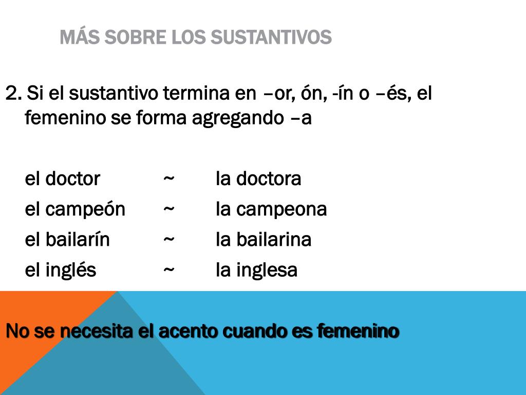PPT - Los sustantivos y los artículos PowerPoint Presentation, free ...