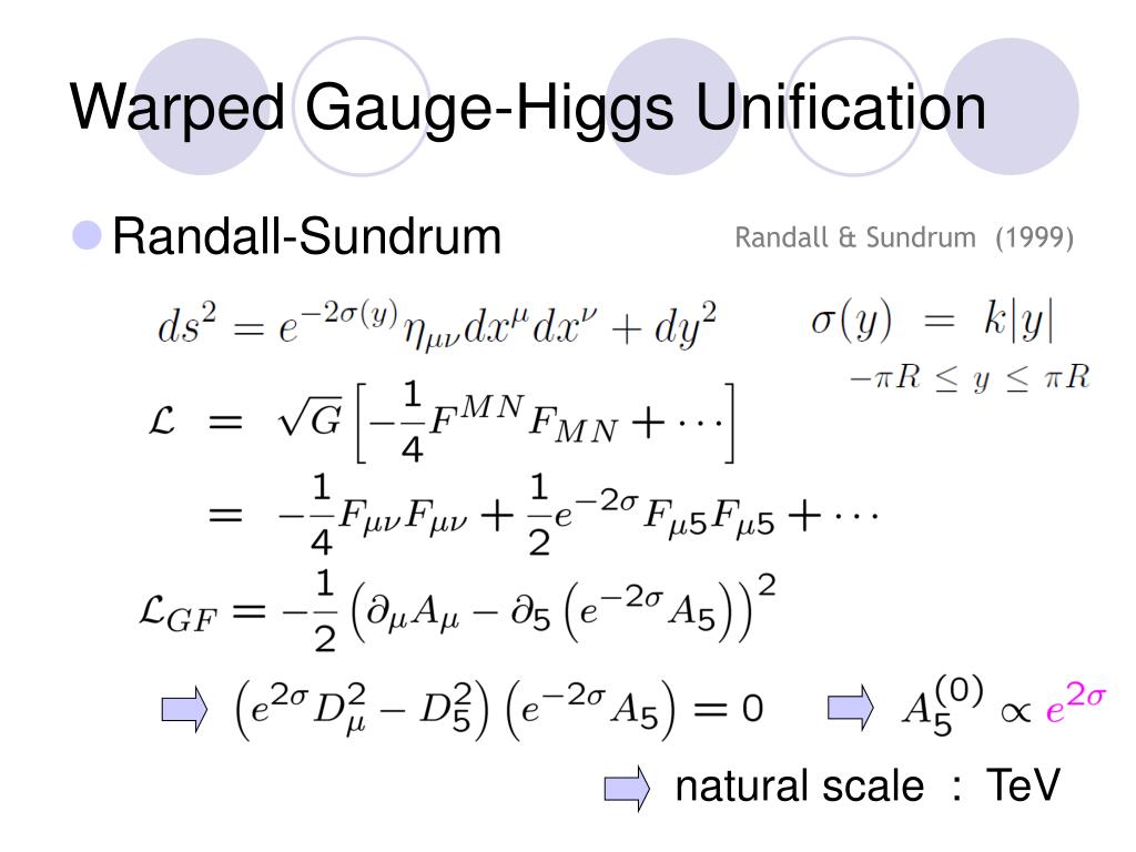 PPT - Higgs effective potential in the warped Gauge-Higgs Unification ... PPT - Higgs effective potential in the warped Gauge-Higgs Unification ...