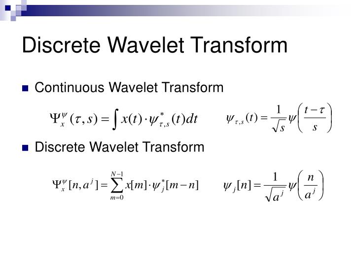 PPT - Wavelets: theory and applications PowerPoint Presentation - ID ...