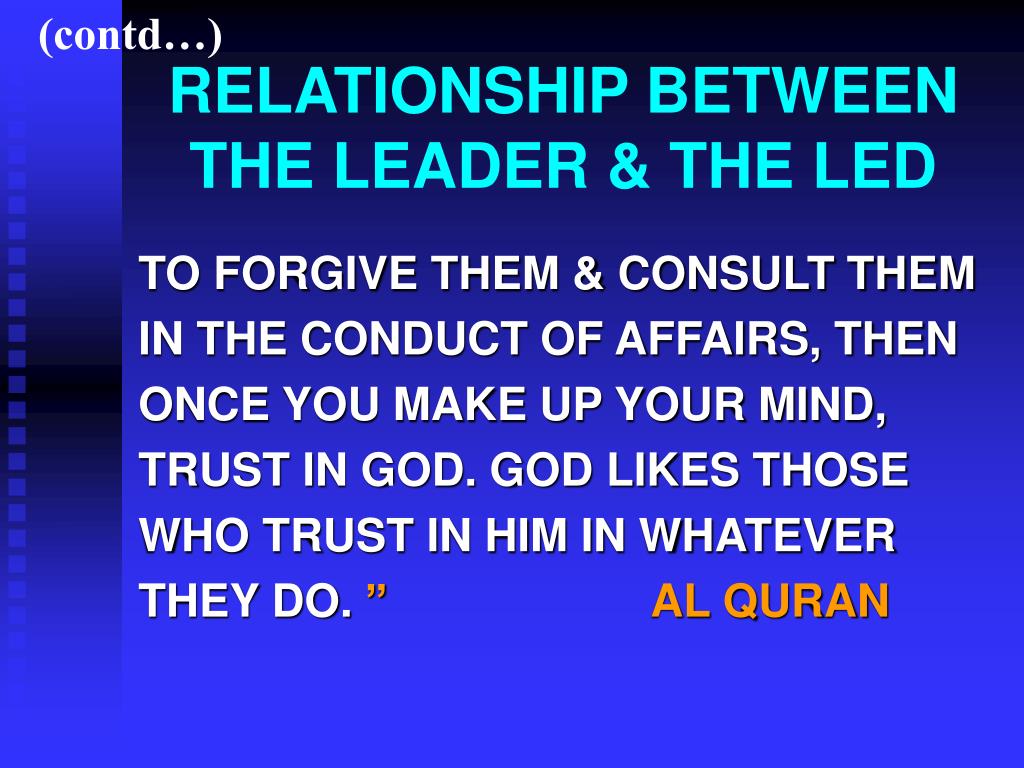 PPT - ISLAMIC CONCEPT OF LEADERSHIP PowerPoint Presentation, free ...