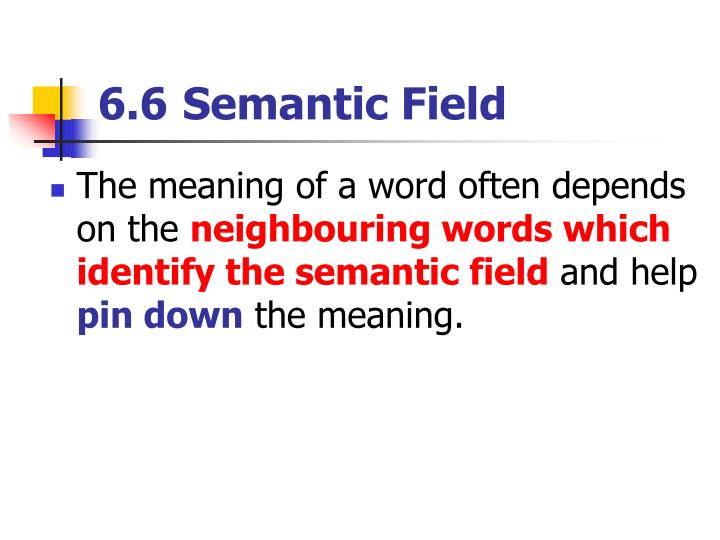 PPT - 6.5 Hyponymy PowerPoint Presentation - ID:3565150